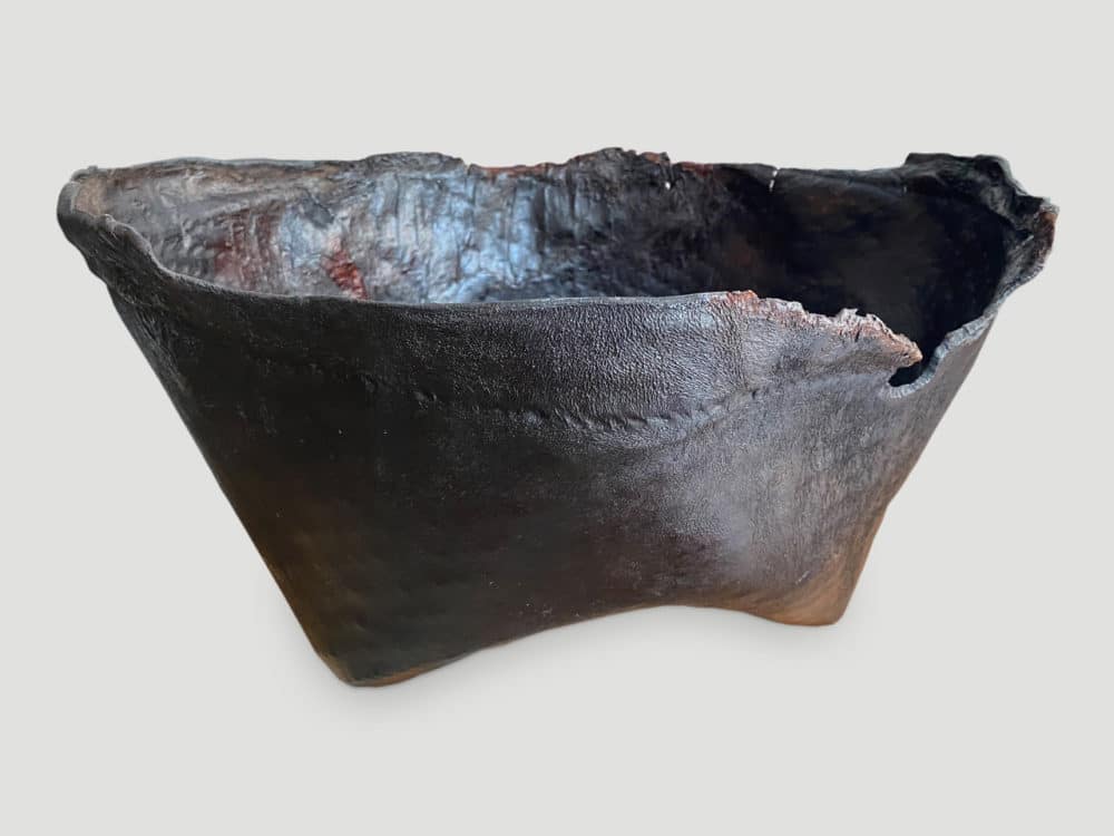 Polished Buffalo Hide Container 9GT - Andrianna Shamaris Polished Buffalo Hide Container 9GT - Andrianna Shamaris