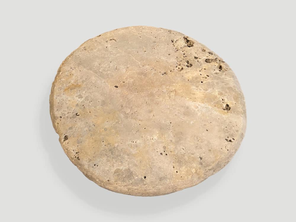 Century Old Sumba Stone Table 642AM - Andrianna Shamaris