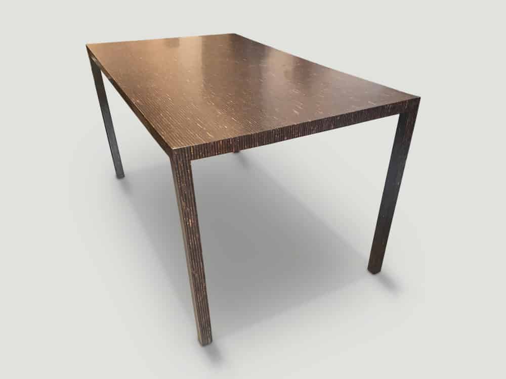Coconut Shell Minimalist Table 446FE - Andrianna Shamaris