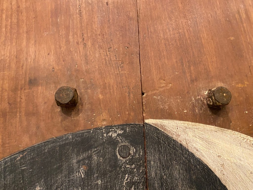 Yin and Yang Antique Door A28M - Andrianna Shamaris