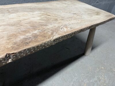 Shell Inlaid Teak Coffee Table 238HR - Andrianna Shamaris